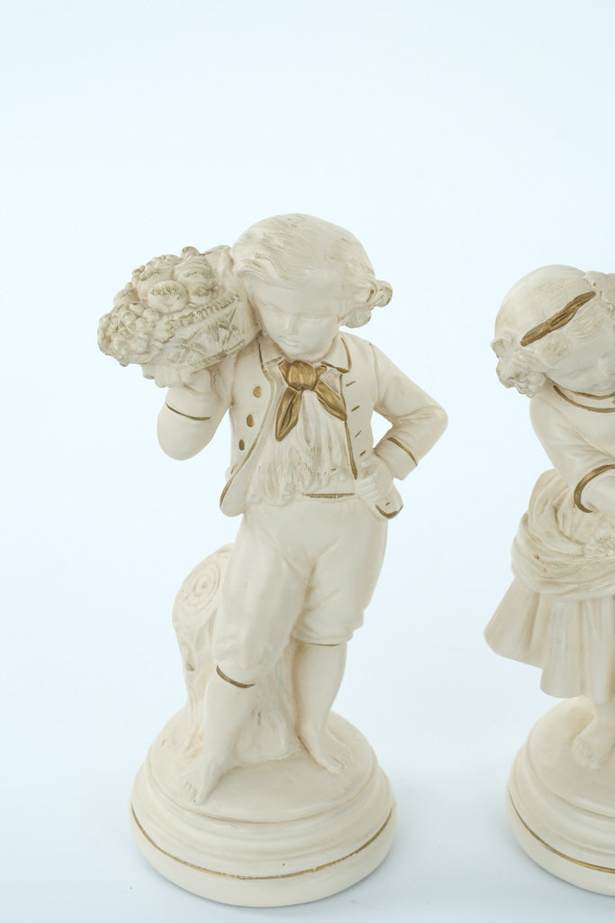 Vintage Alexander Backer Co. (ABCO) Porcelain Figurines – Pair of 10 ...