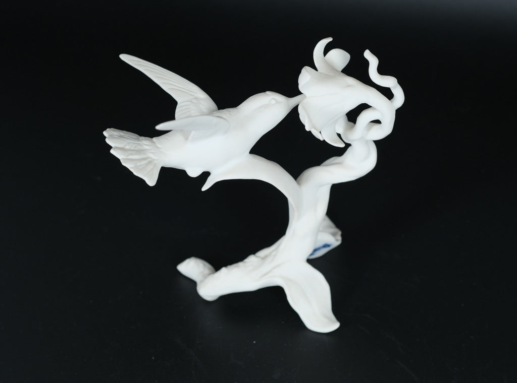 Rare Kaiser Bisque Porcelain Hummingbird Figurine – Signed Boehmann, W ...
