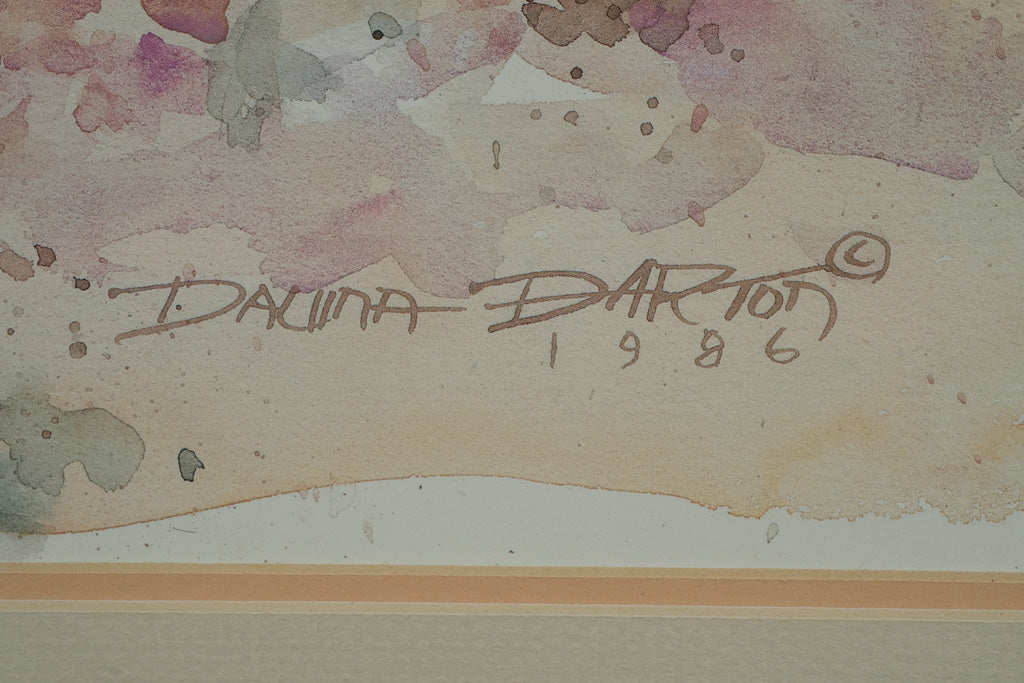 Garden Home Watercolor by Dalina Darton - 1986 – Craze Furniture and ...