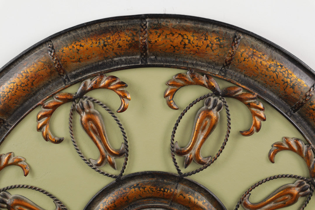 Round Bronze Metal Wall Art - 30" Round – Craze Furniture and Antiques