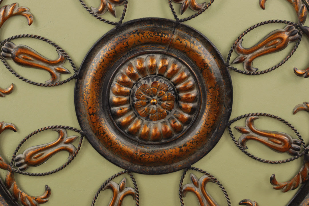 Round Bronze Metal Wall Art - 30" Round – Craze Furniture and Antiques