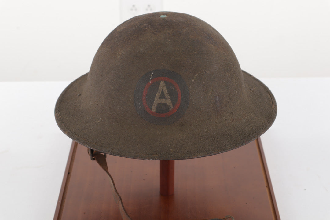 WWI 3rd Army Brodie Helmet with Display Case – Craze Furniture and Antiques