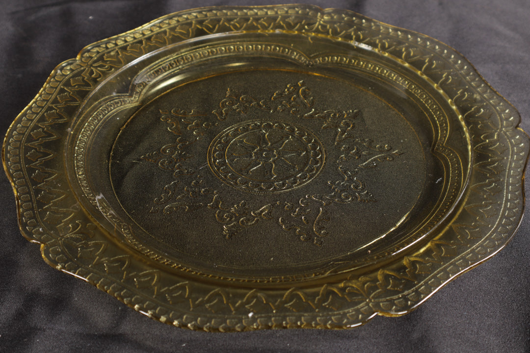 Amber Depression Glass Identification Amber Pattern Glass Etsy