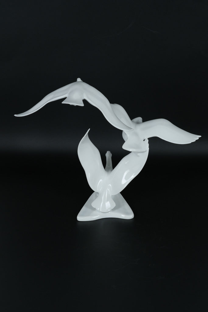 Mid-Century Modern Flying Geese Sculpture by Kaiser #390 – West German ...